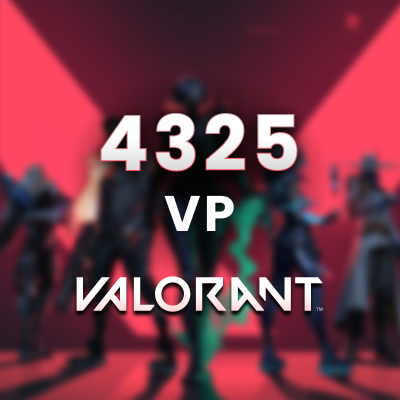 Valorant 4325 VP - Gamespin